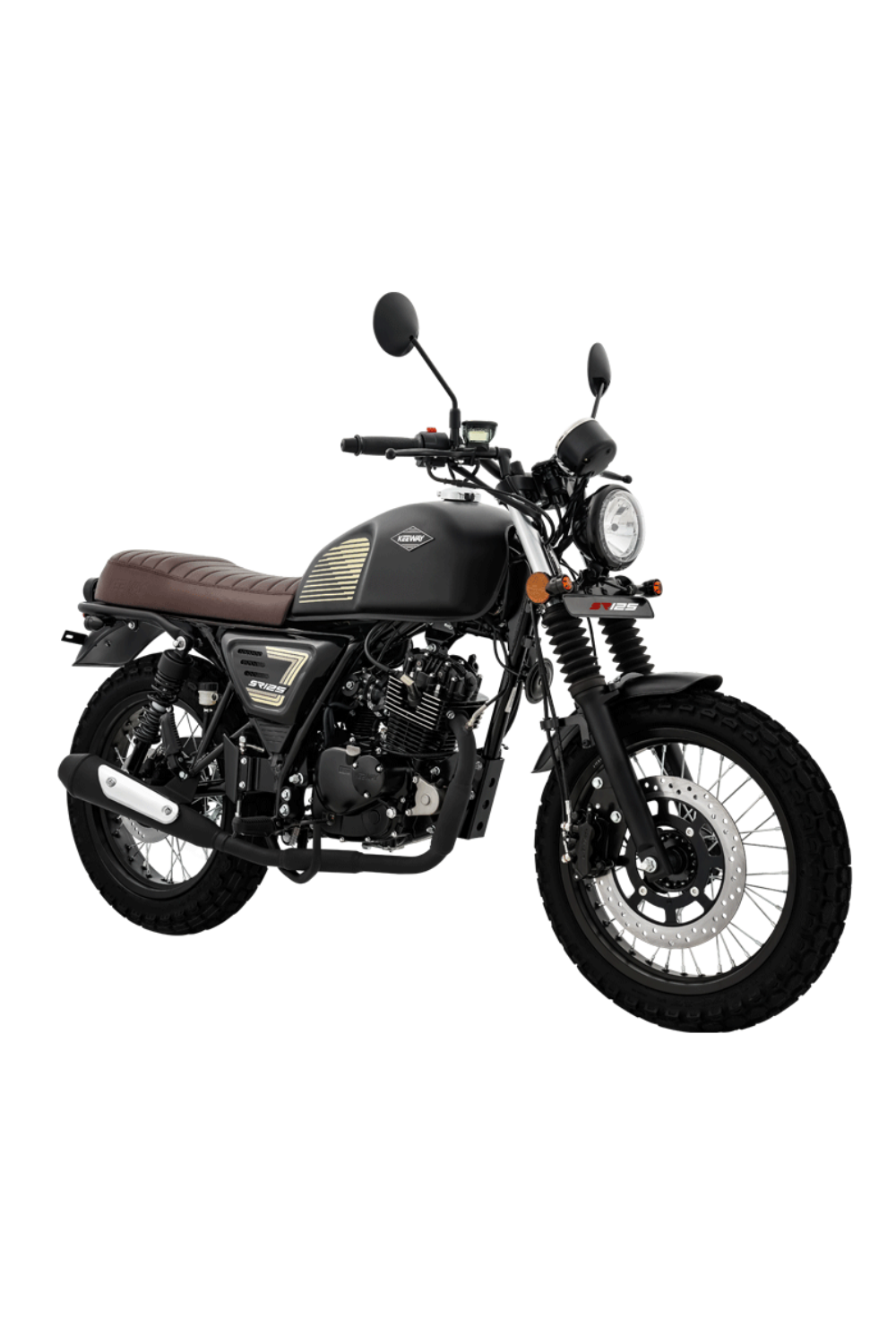 Sekilas Mirip Kawasaki W175! Motor Keeway SR125: Motor Retro dengan ...