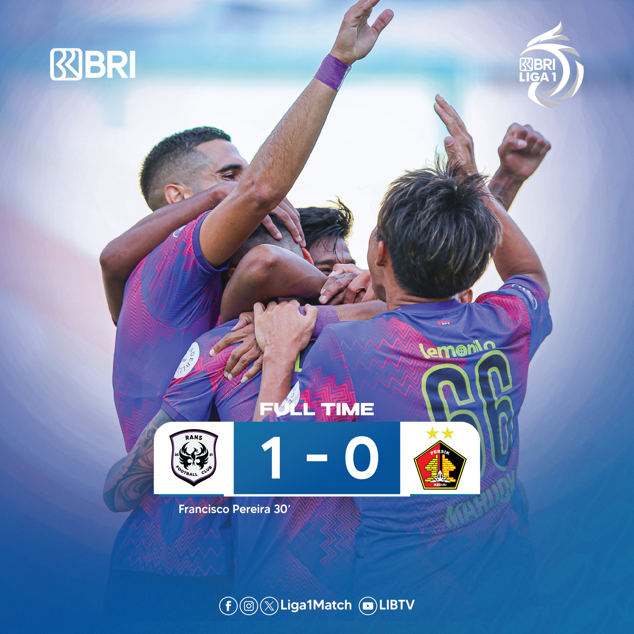 Hasil Pertandingan RANS Nusantara vs Persik Kediri di BRI Liga 1 Indonesia 2023/2024: RANS hanya ...