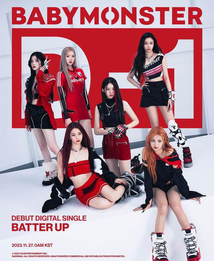 BABYMONSTER Resmi Debut dengan Digital Single ‘BATTER UP’ dan Langsung ...