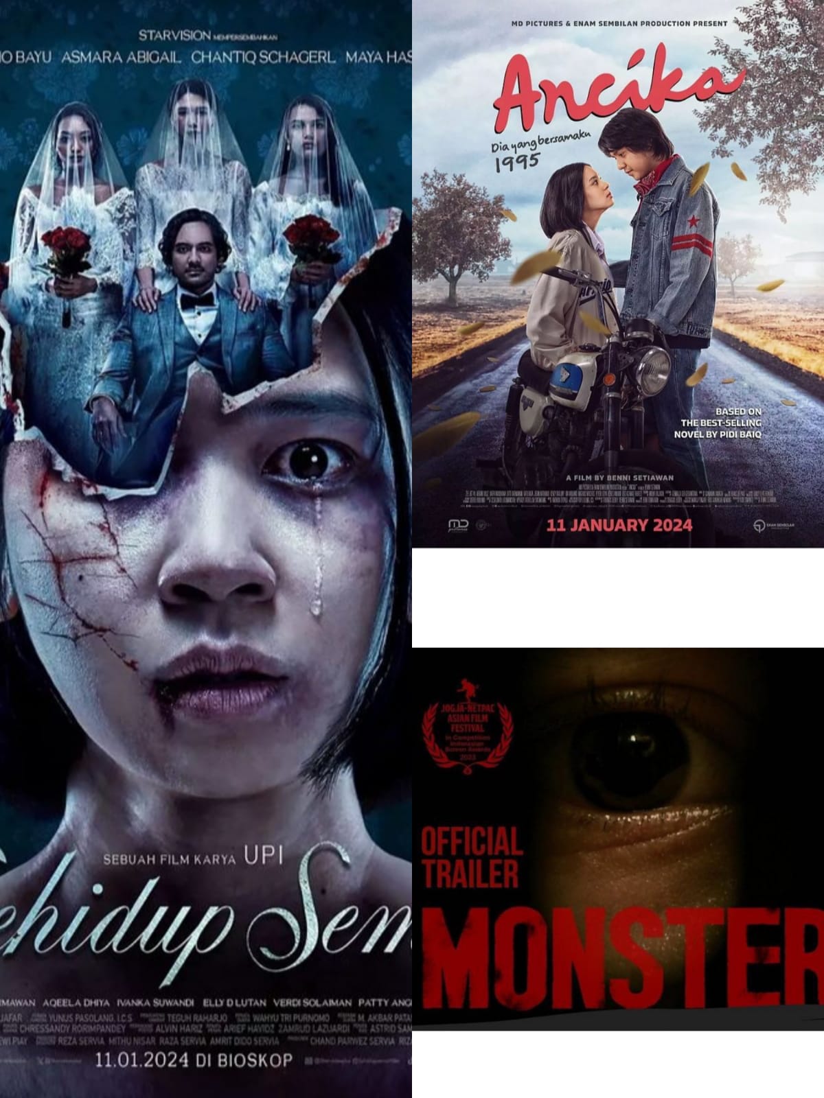 Daftar Film Bioskop Indonesia Tayang Januari 2024 – Rakcer.ID