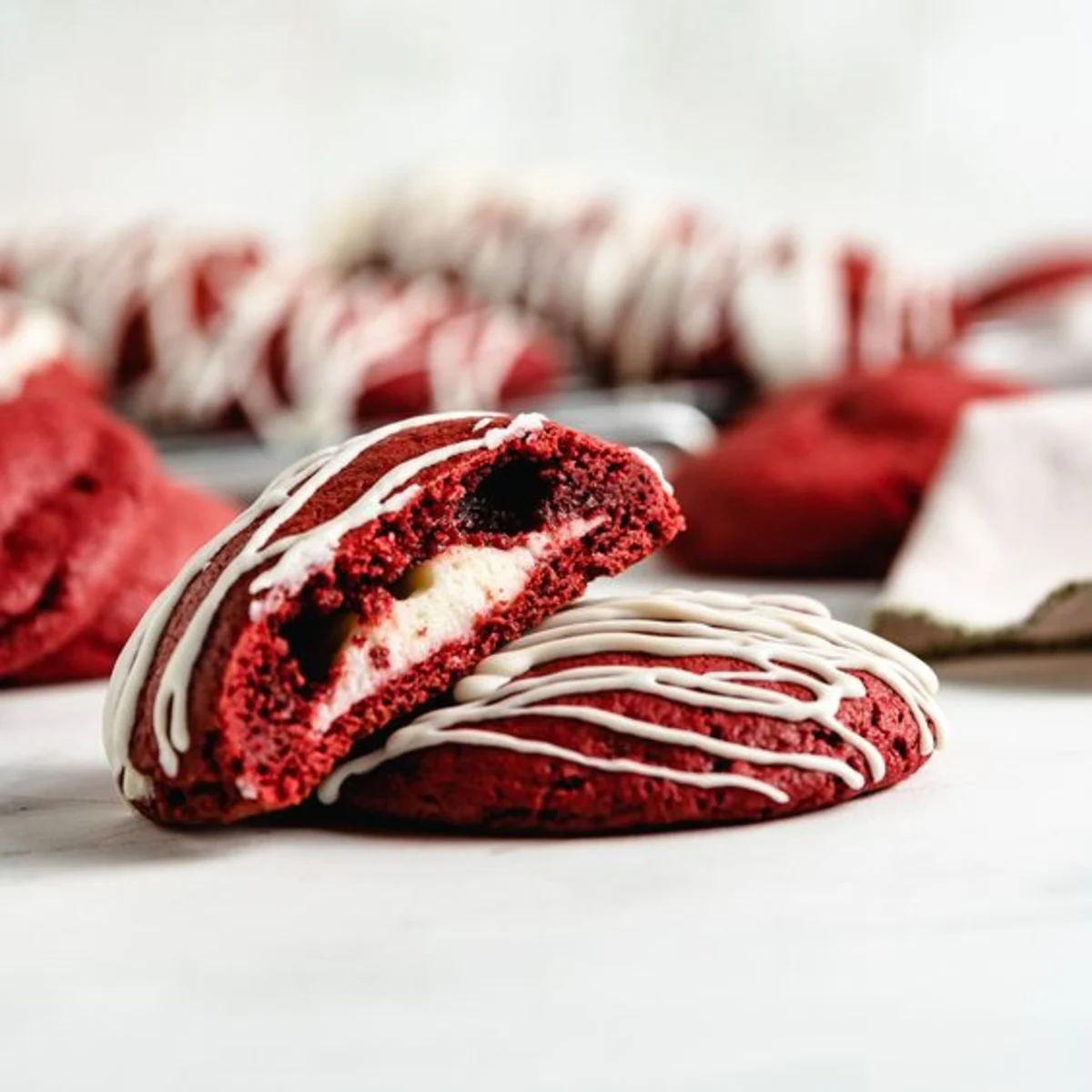 Resep Red Velvet Cookies Cream Cheese Tanpa Mixer, Cookies Enak dan ...