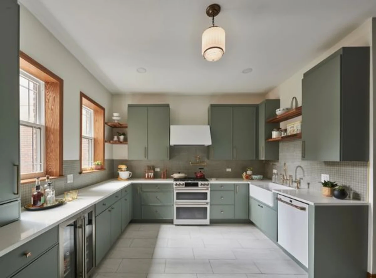 Inspirasi Desain Dapur dengan Warna Sage Green, Ciptakan Nuansa Alam ...