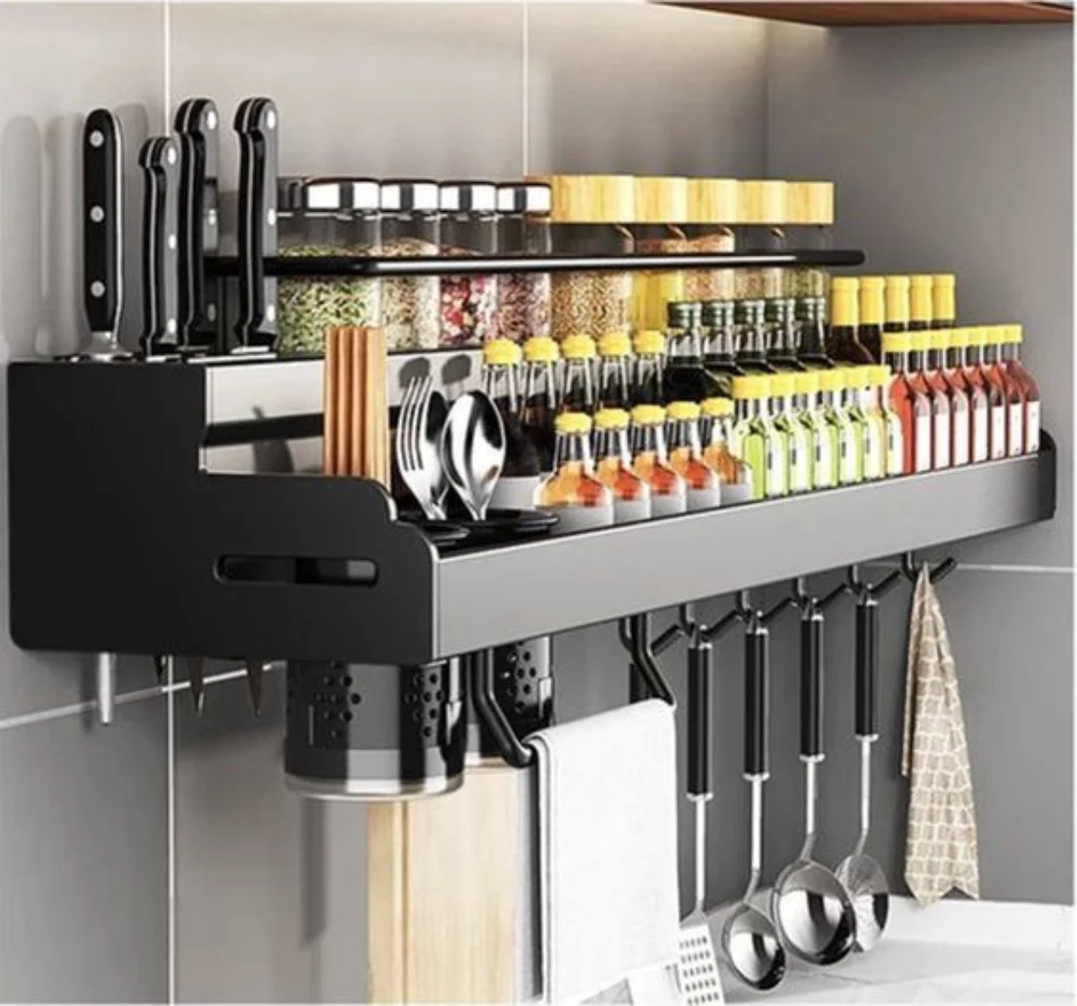 Ide Rak Dinding yang Cocok untuk Dapur Sempit Agar Terlihat Lebih Luas ...