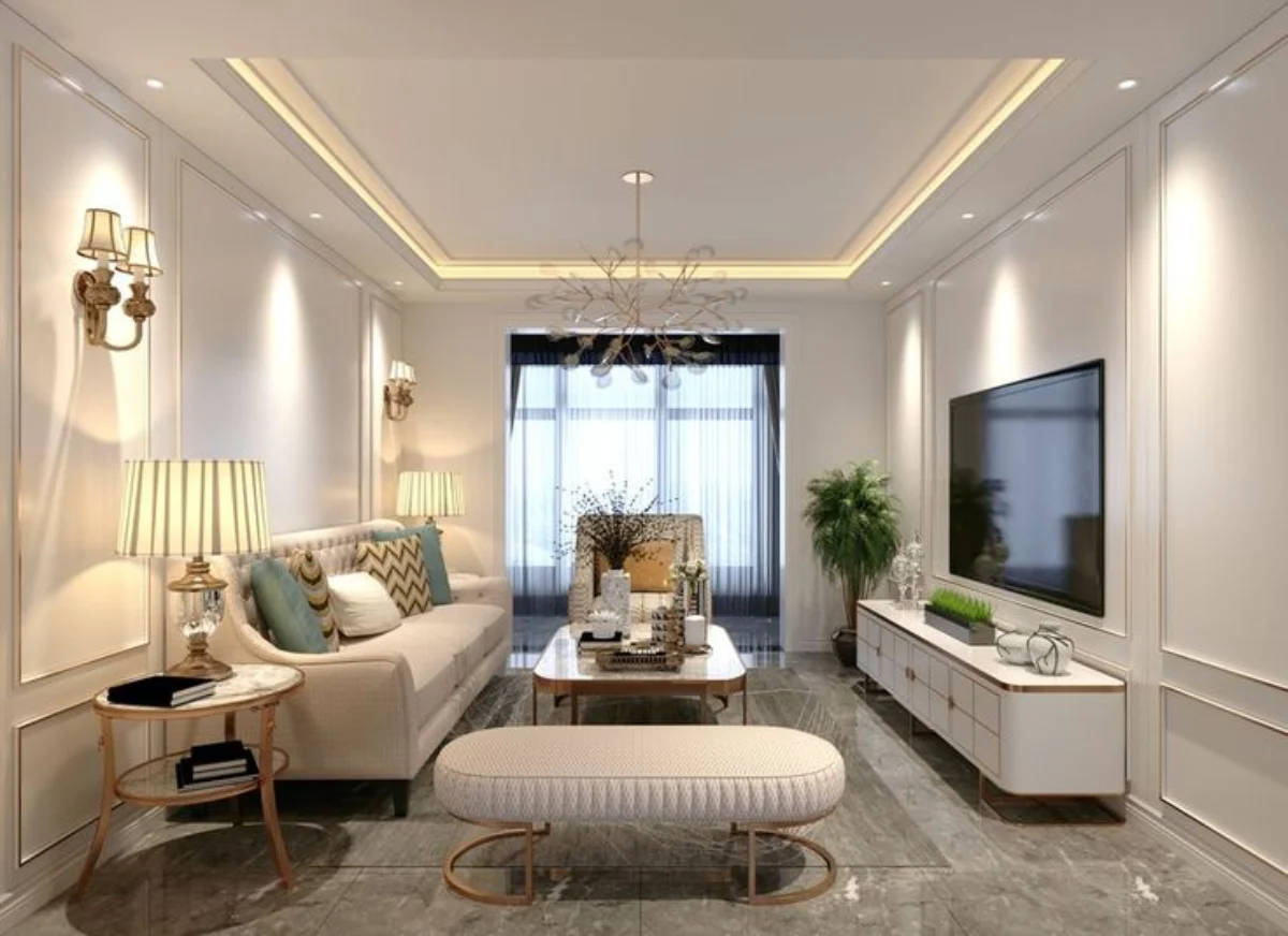 10 Model Plafon Gypsum Ruang Tamu Aesthetic untuk Tampilan Interior Rumah yang Semakin Keren ...