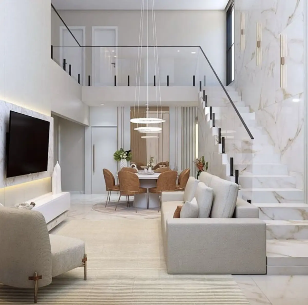 Inspirasi Desain Rumah High Ceiling yang Mewah dan Elegan untuk Rumah ...