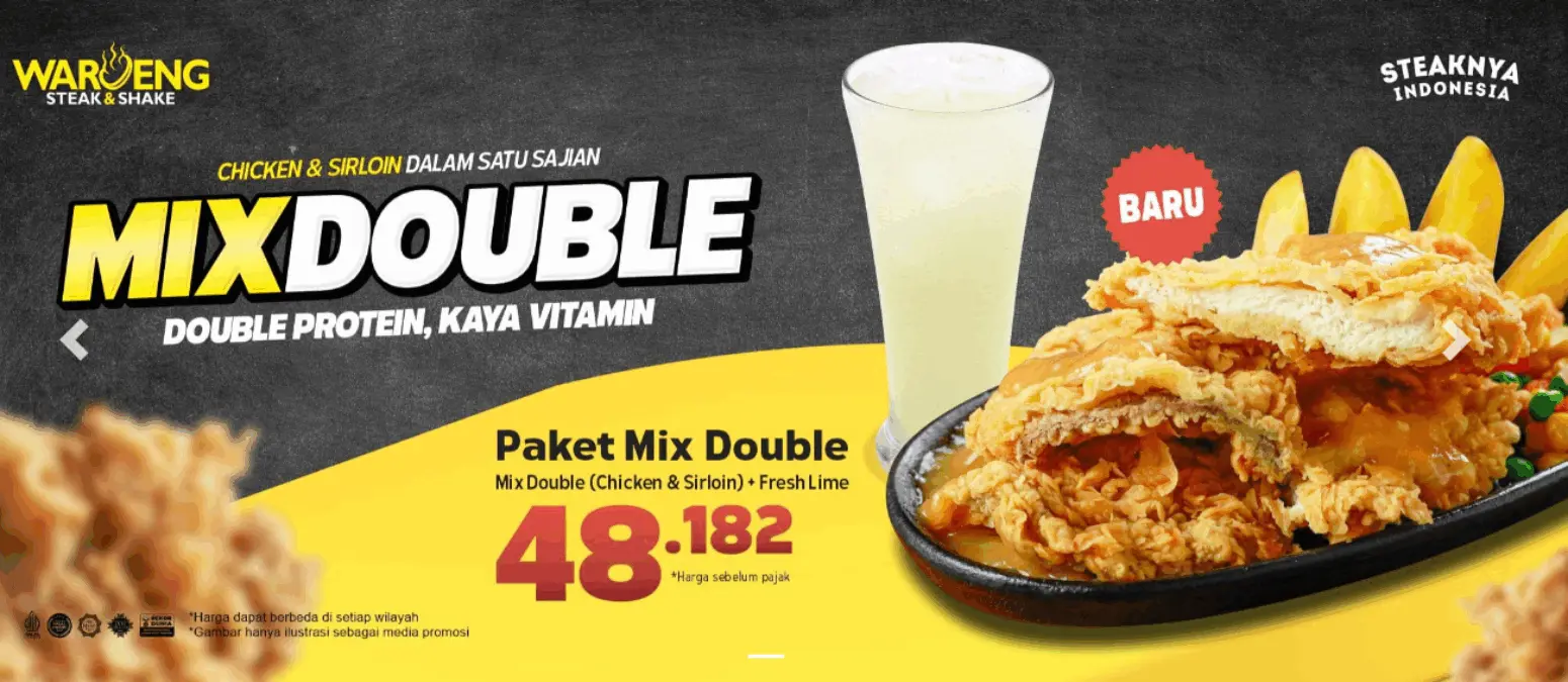 Inovasi Menu Waroeng Steak and Shake, Makin Dekat dengan Selera ...