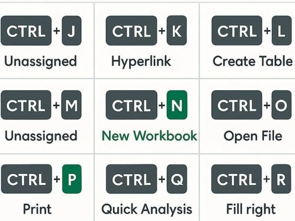 10 Daftar Shortcut Keyboard Excel yang Wajib Diketahui Pemula – Rakcer.ID